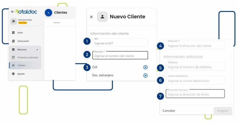 Facturación electrónica, manual de TotalPOS
